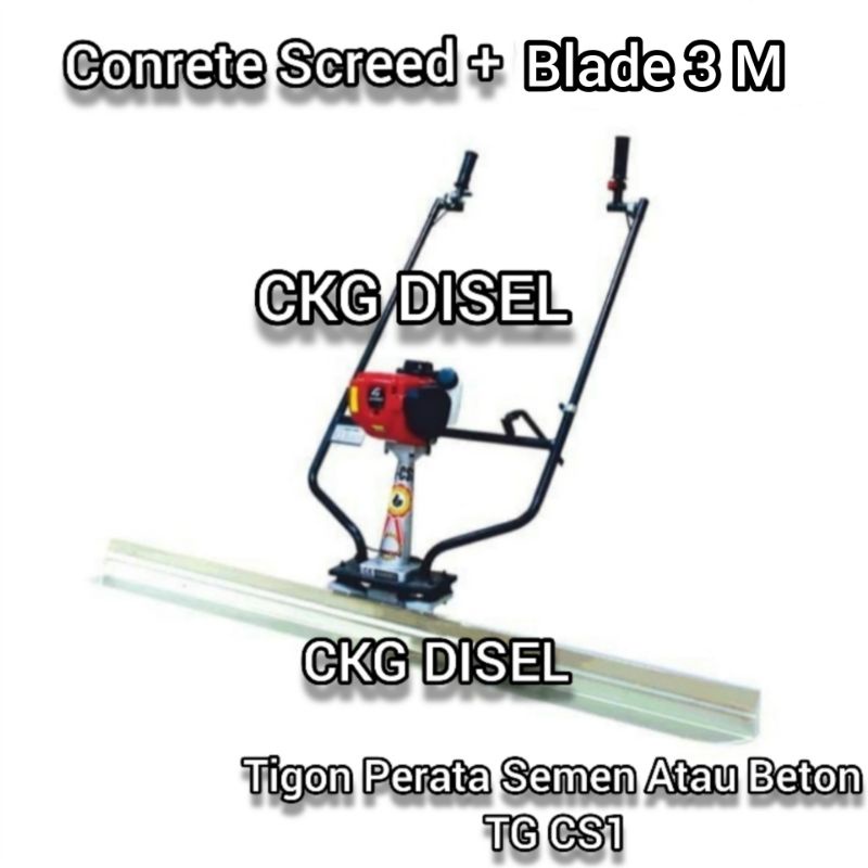 Jual Perata Semen Concrete Screed Tigon Dilengkapi Blade 3 Meter ...