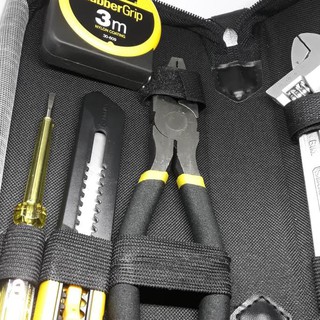 stanley tools set obeng kunci inggris tang cutter meteran dan tespen ...