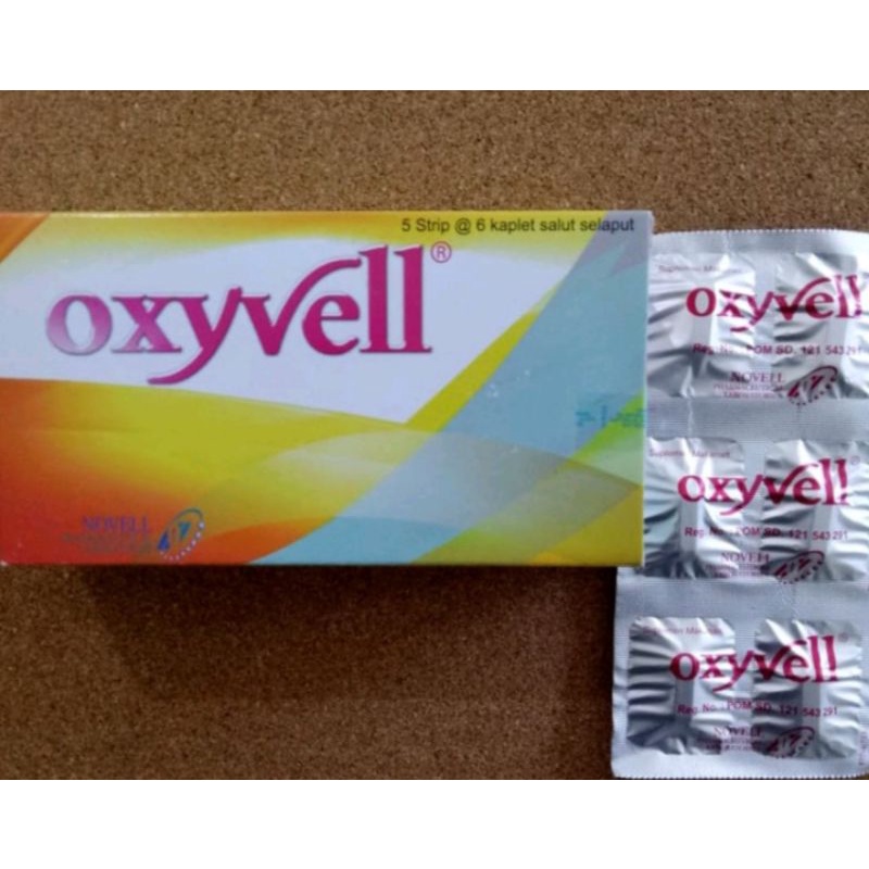 Jual Oxyvell strip Isi 6 kaplet | Shopee Indonesia