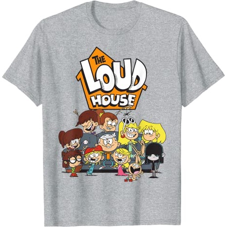 Jual Baju Kaos Anak Nickelodeon The Loud House Character T-Shirt T ...