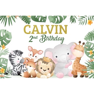 Jual Zoo/Kebun Binatang/Backdrop ulang tahun,Banner, Spanduk custom ...