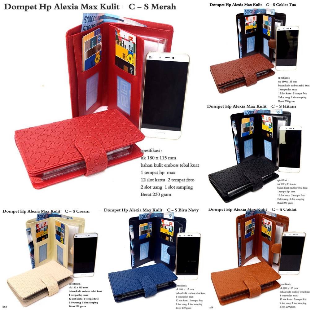 Jual Organaizer Dompet Hp Pocket Premium Kulit Emboss CS | Shopee Indonesia
