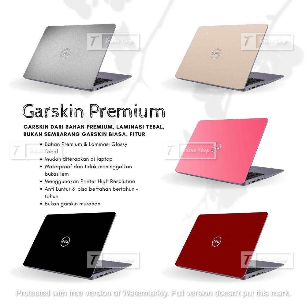 Jual Stiker Laptop | Garskin Laptop | Dell + Laminasi | Shopee Indonesia