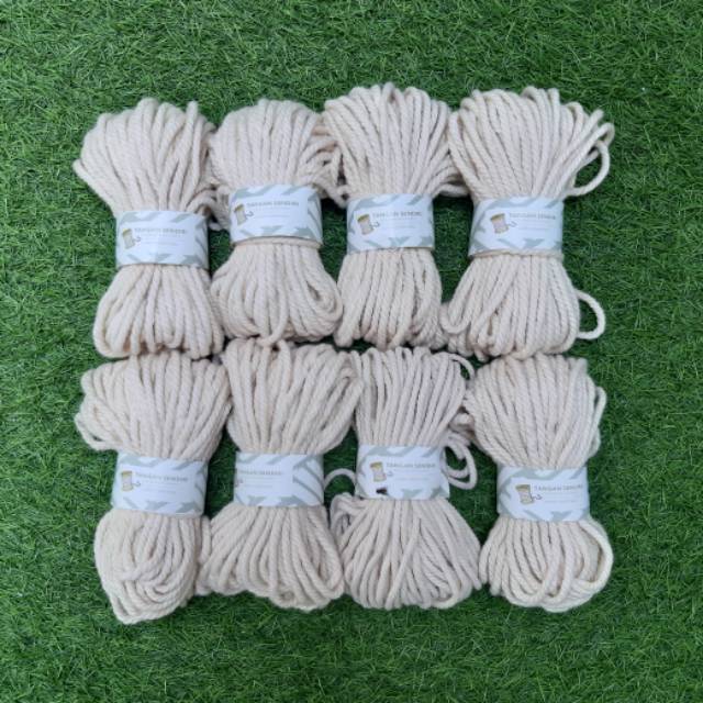 Jual Tali Katun / Tali Macrame Warna Beige | Shopee Indonesia
