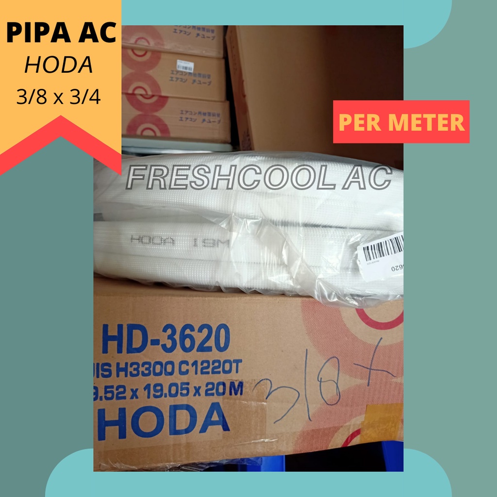 Jual PIPA AC HODA 3/8 X 3/4 (PER METER) UTK AC 5 PK - 10 PK Indonesia ...