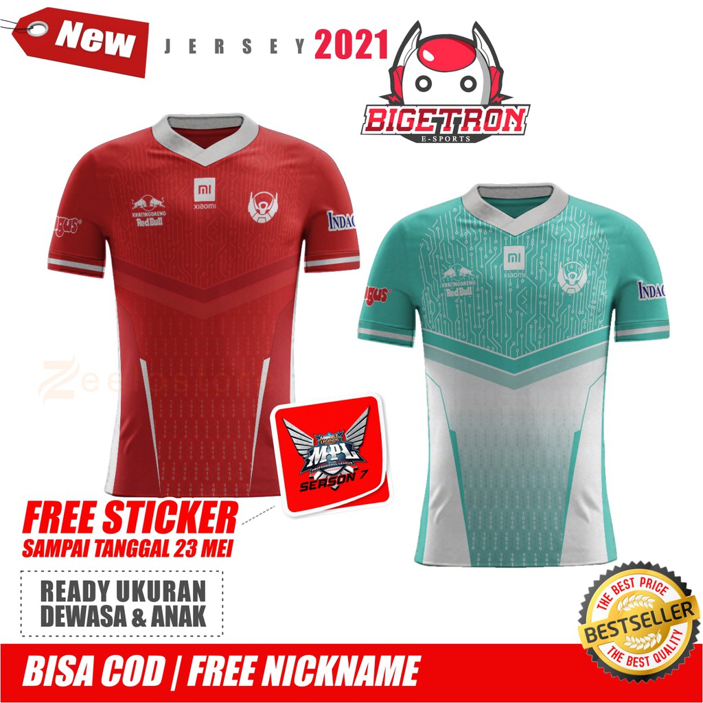 Jual JERSEY BIGETRON 2021 DEWASA & ANAK PREMIUM Indonesia|Shopee Indonesia