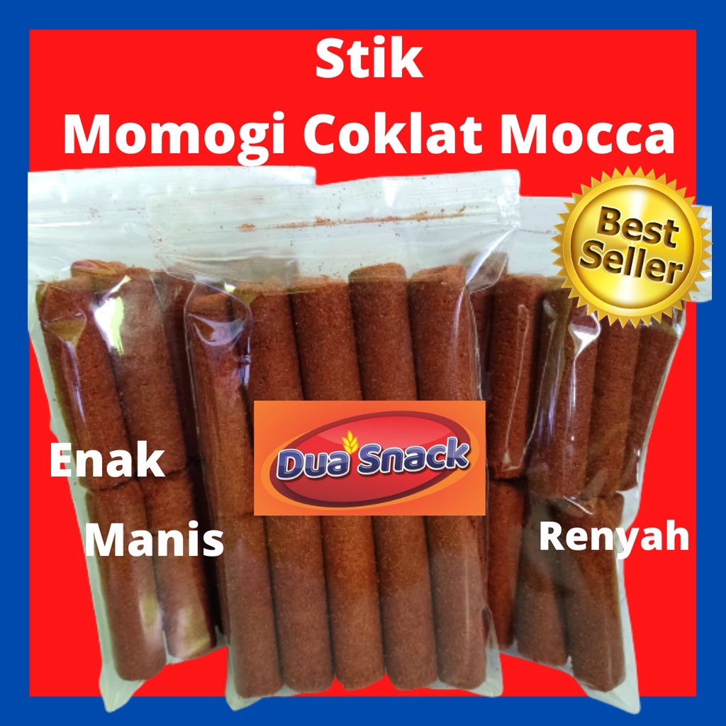 Jual Makanan Ringan Cemilan Jajanan Snack Stik Momogi Coklat 80gr Enak ...