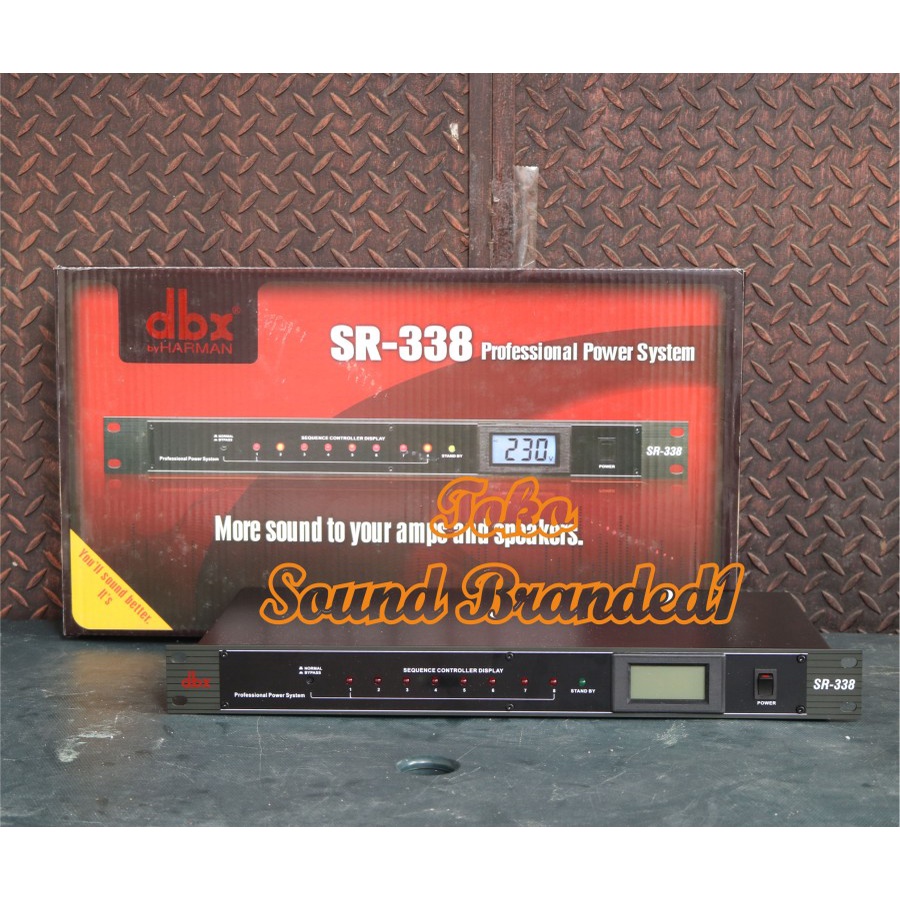 Jual POWER SQUENCER CONTROLLER DBX SR 338/DBX SR338 ( POWER DISTRIBUTOR ...