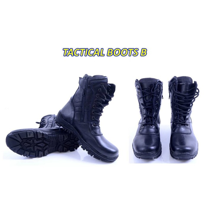 Jual SEPATU TATICAL ARMY BOOTS BLACK | Shopee Indonesia
