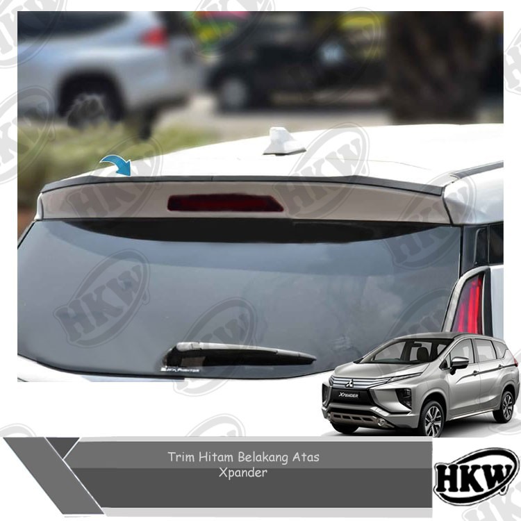 Jual List Atap Belakang Atas Roof Trim Hitam Mobil Xpander | Shopee ...