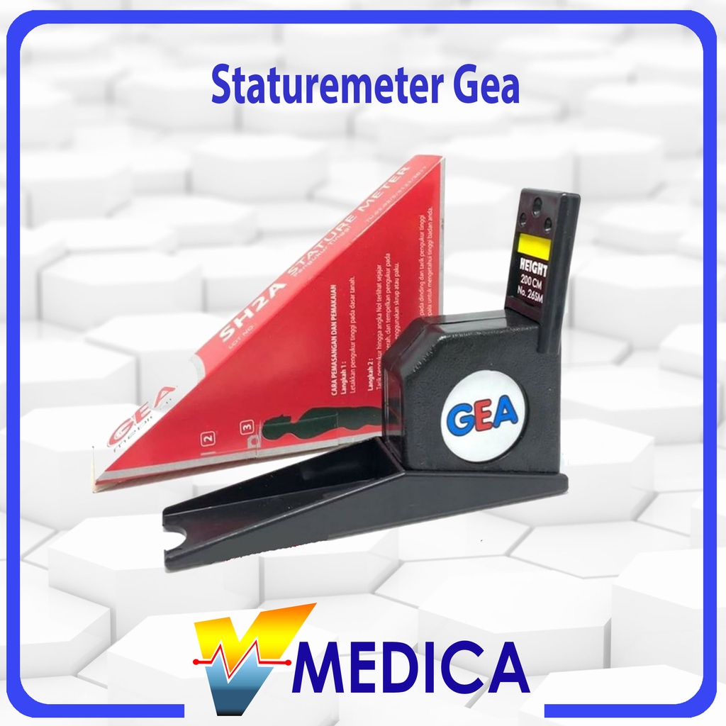 Jual Stature Meter Gea / Pengukur Tinggi Badan Manual - 2meter | Shopee ...