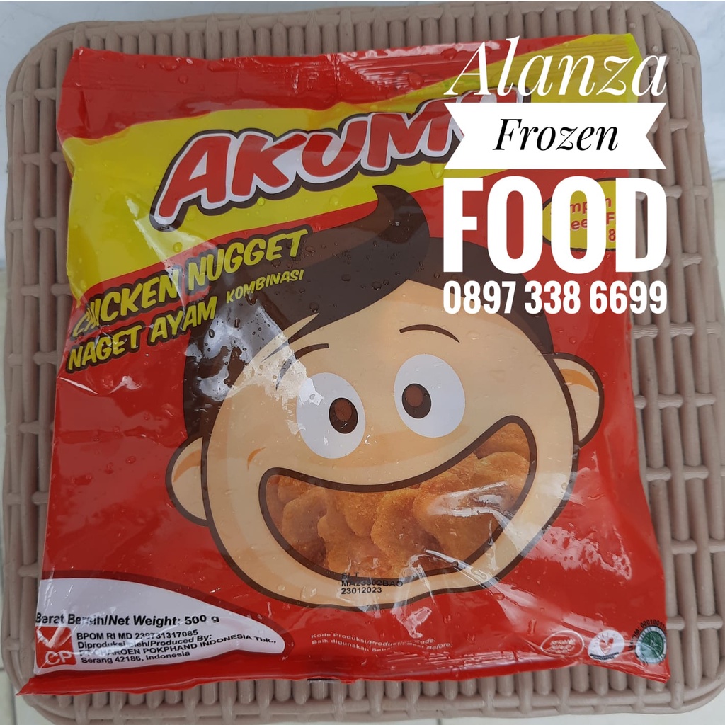 Jual Akumo Chicken Nugget 500 Gram naget ayam 500 Gr Indonesia|Shopee ...