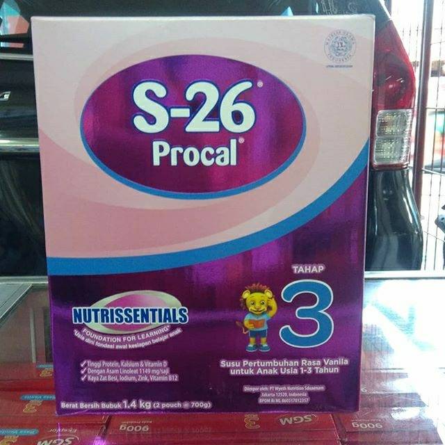 Jual SUSU S-26 PROCAL JUMBO TAHAP 3 1400gram | Shopee Indonesia