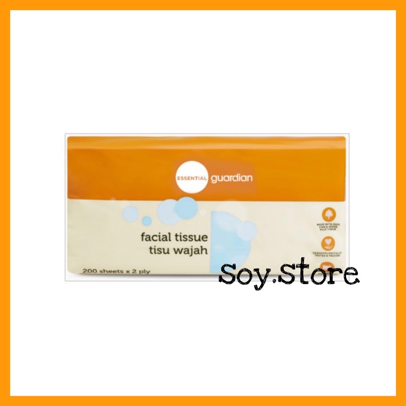 Jual Guardian Facial Tissue 200 Sheets 2ply | Shopee Indonesia