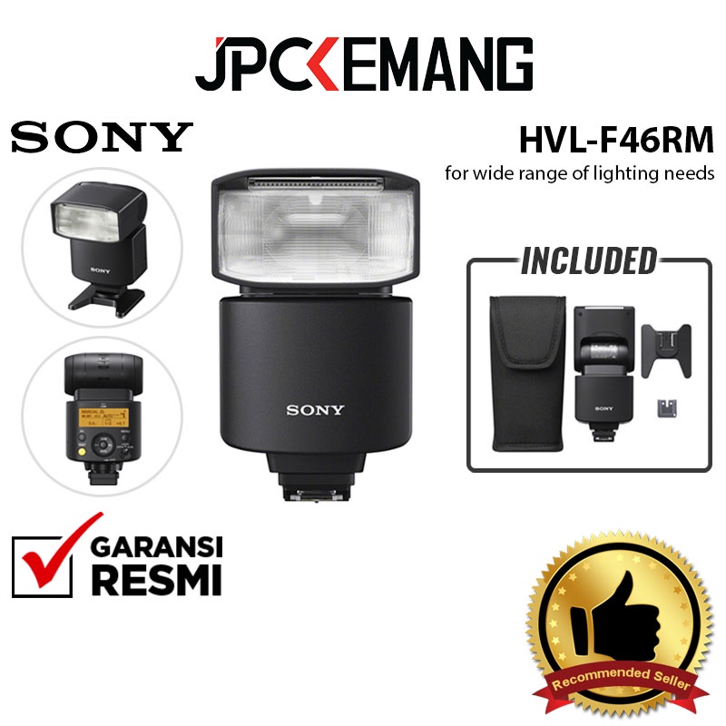 Jual Sony HVL-F46RM Wireless Flash Sony HVL F 46 RM F46 RM HVLF46RM Garansi Resmi | Shopee Indonesia