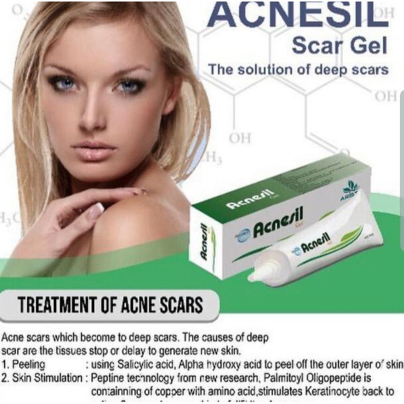 Jual ACNESIL SCAR GEL PENGHILANG BOPENG /JERAWAT MERADANG/ BINTIK HITAM ...