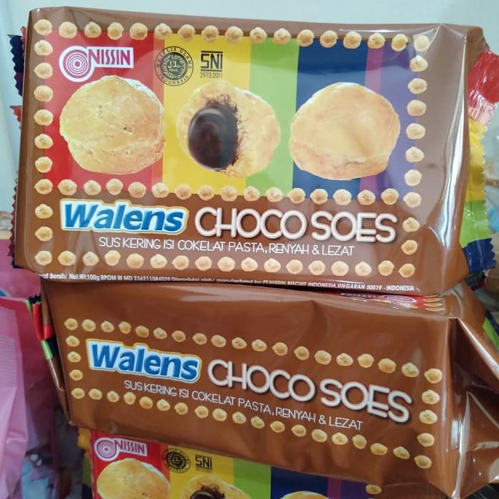 Jual Nissin Walens Choco Soes Biscuit Cookies [100 g] Indonesia|Shopee ...