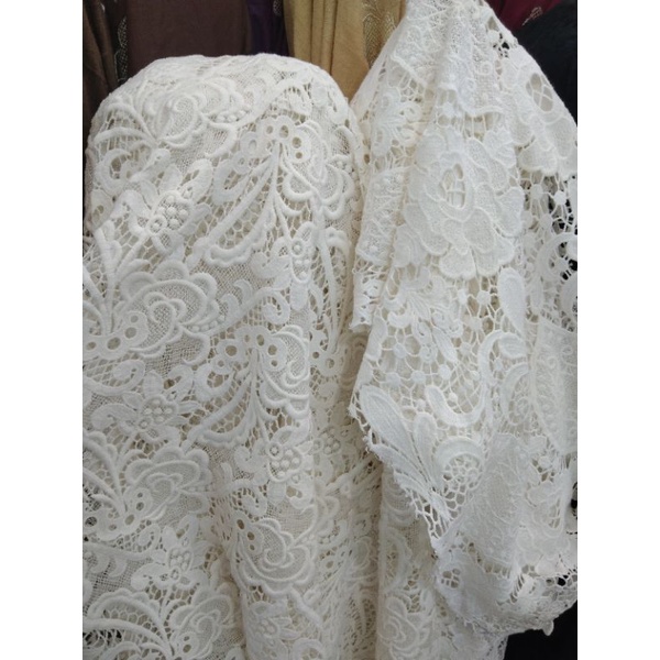 Jual bahan brokat prada - prada impor - kain brokat prada (harga ...