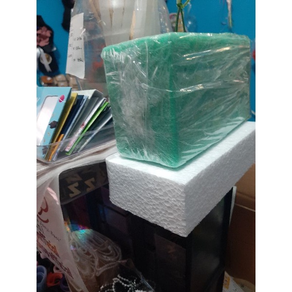 Jual sterofoam 1pc/sterofom/steropom/steorofoam/busa putih untuk buket ...