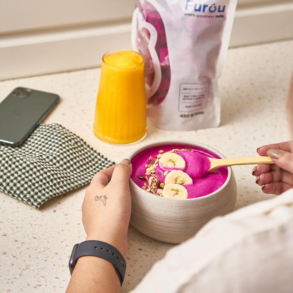 Jual Frozen Dragon Fruit ( IQF ) Buah Naga Beku 450g - Furou | Shopee Indonesia