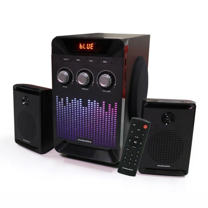Jual Speaker Simbadda CST 6000N+ Remote | USB/Card Reader/BT/FM-RMS 36W ...