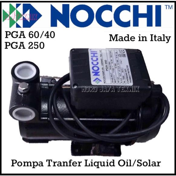 Jual Pompa Tranfer Liquid Oli Dan Solar Nocchi Pga-60/40 Made In Italy ...