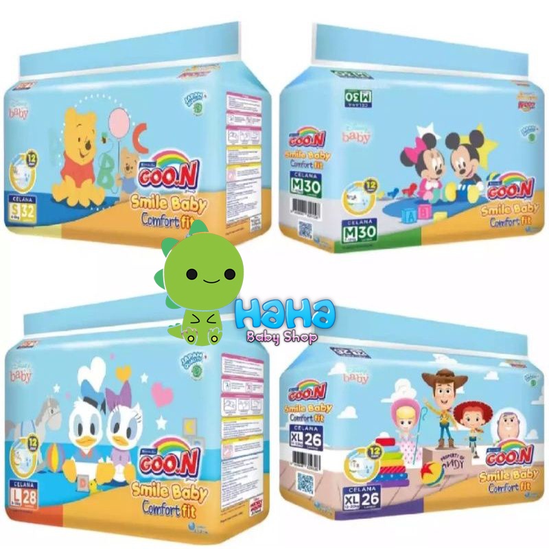 Jual GOON SMILE BABY COMFORT DISNEY SERIES FIT S32 / M30 / L28 / XL26 ...
