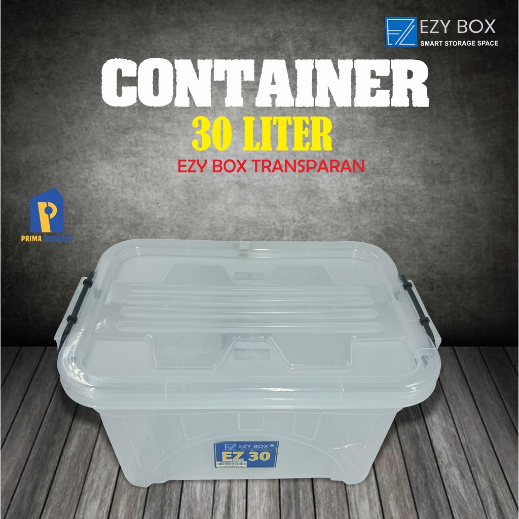 Jual Storage Box Multifungsi Box Container 30 L Transparan | Shopee ...
