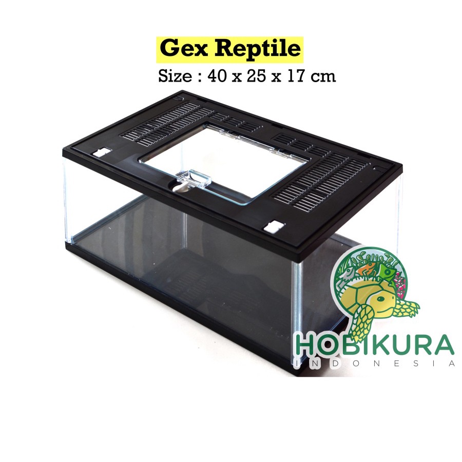 Jual Gex Reptile Aquarium S / Kandang Kadal Gecko Ular Kura Air Res Brazil Indonesia|Shopee ...