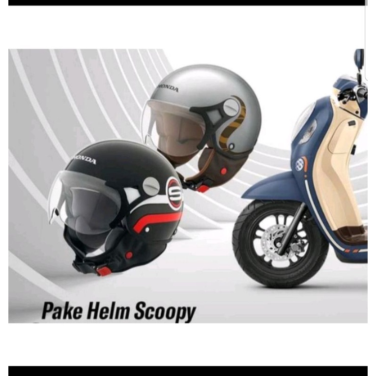 Jual HELM HONDA SCOOPY | Shopee Indonesia