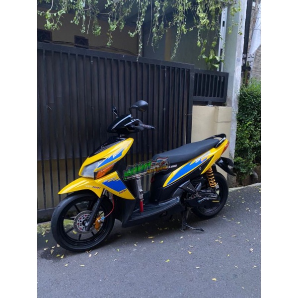 Jual STRIPING STICKER VARIO CLICK 110 LAMA KARBU LIVERY SPOON SPORTS TRANSPARAN BLUE RACING ...
