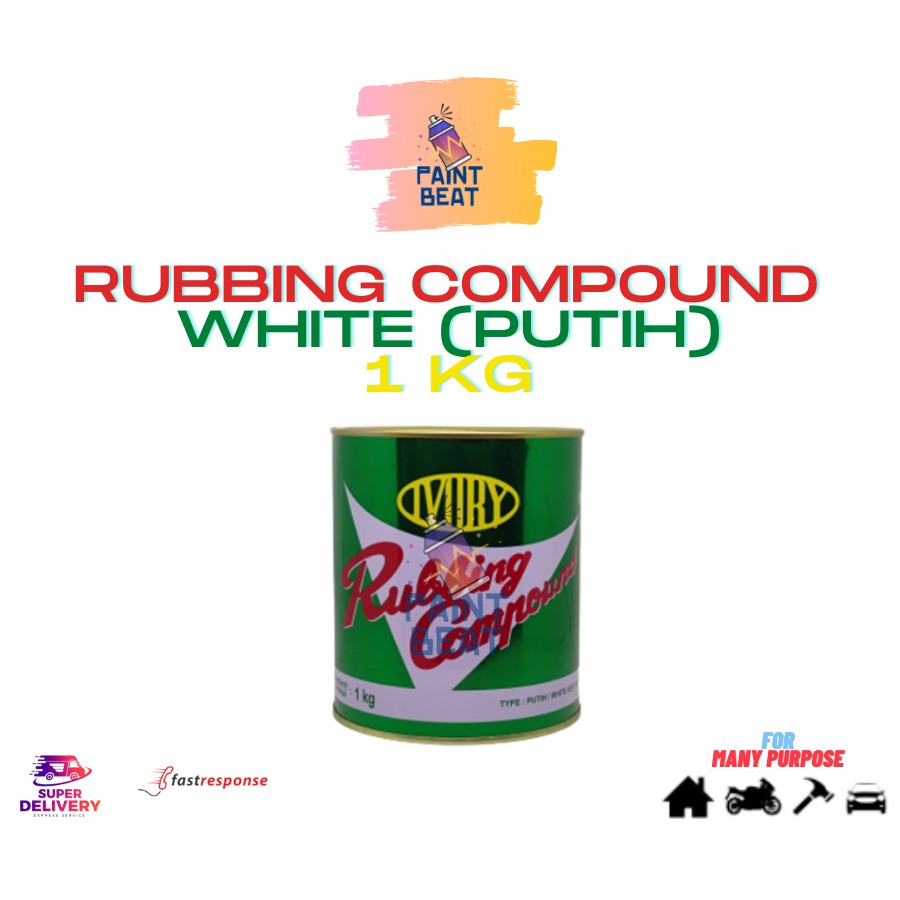 Jual Ivory Rubbing Compound Putih 1 Kg - Obat Rabin Putih / RABIN ...