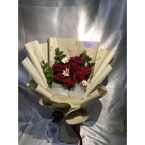 Jual Buket mawar merah/buket bunga/buket snack | Shopee Indonesia
