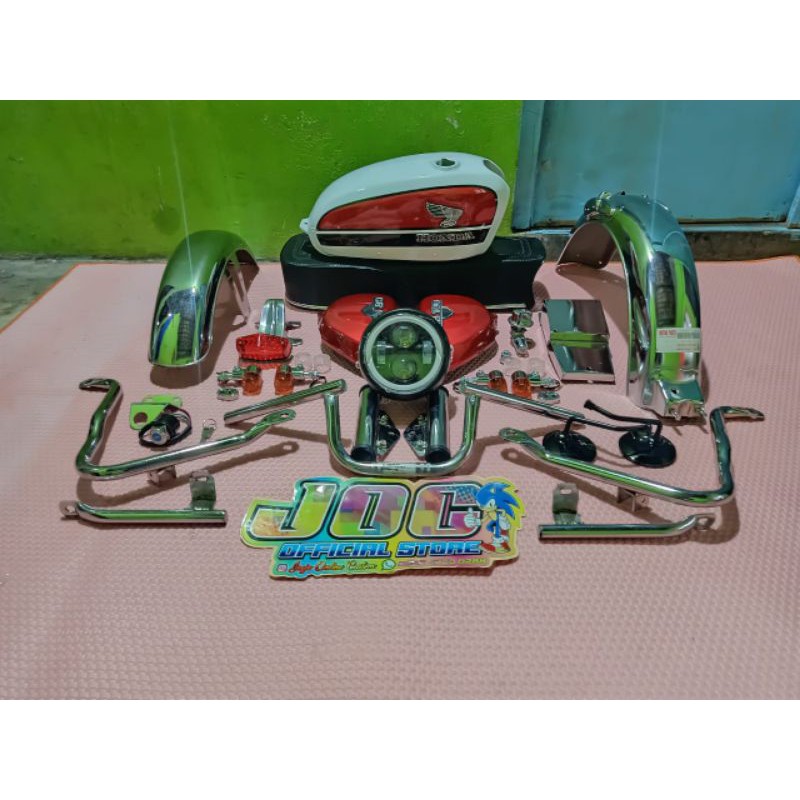 Jual paket body cb racing classic premium full set | Shopee Indonesia