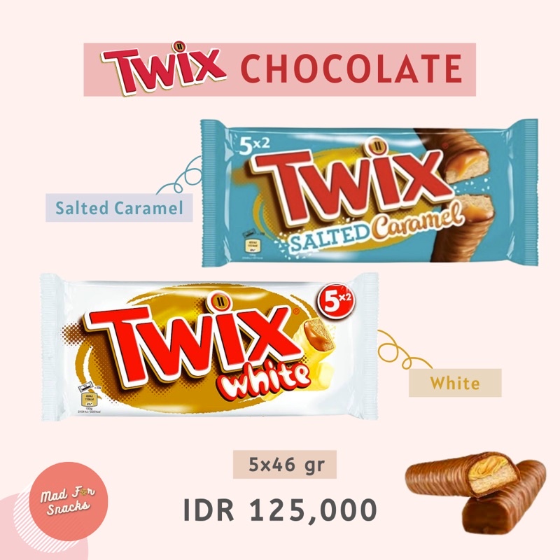 Jual Twix Chocolate (Salted Caramel/ White) Indonesia|Shopee Indonesia