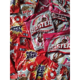 Jual Permen Blaster 1 bungkus Kurang Asem rasa Rujak Vanila stroberi ...