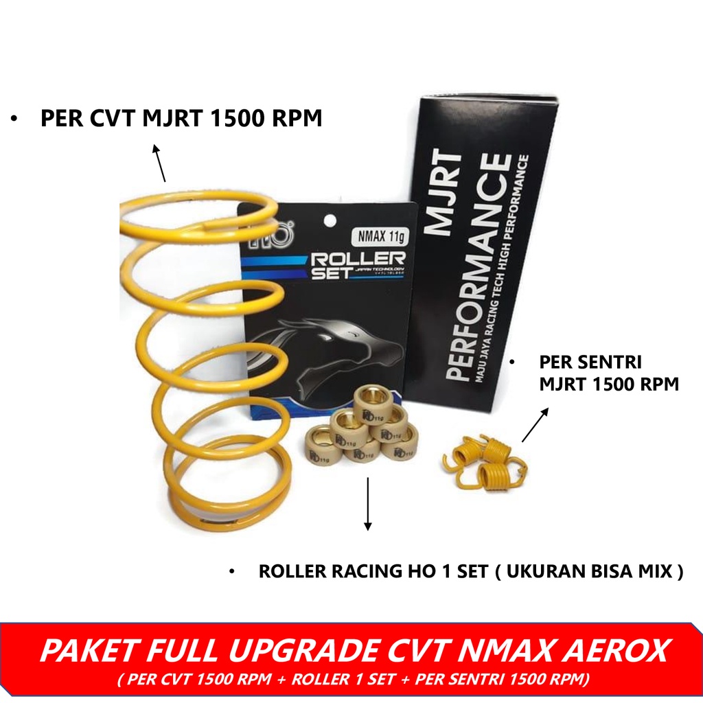 Jual PAKET FULL UPGRADE CVT NMAX AEROX XEON M3 MIO SOUL GT 125 MIO Z ...