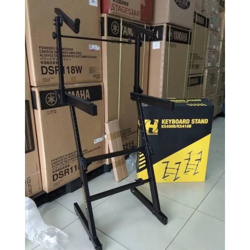Jual STAND KEYBOARD DOUBLE HERCULES KS410B KS 410B | Shopee Indonesia
