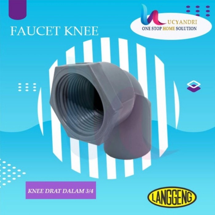 Jual kni knee elbow drat dalam 3/4 inch Langgeng | Shopee Indonesia
