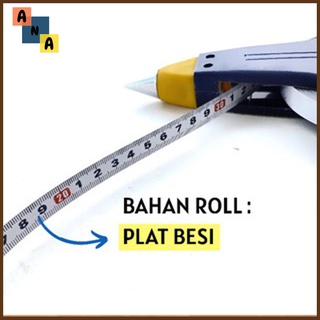 Jual Meteran Plat Besi Tanah Tancap Gulung Roll 50M 100M Alat Perkakas ...
