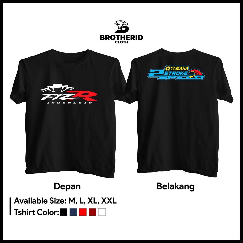 Jual Kaos Fiz R Indonesia Yamaha 2 Tak Baju FizR 2 Stroke Speed Racing ...