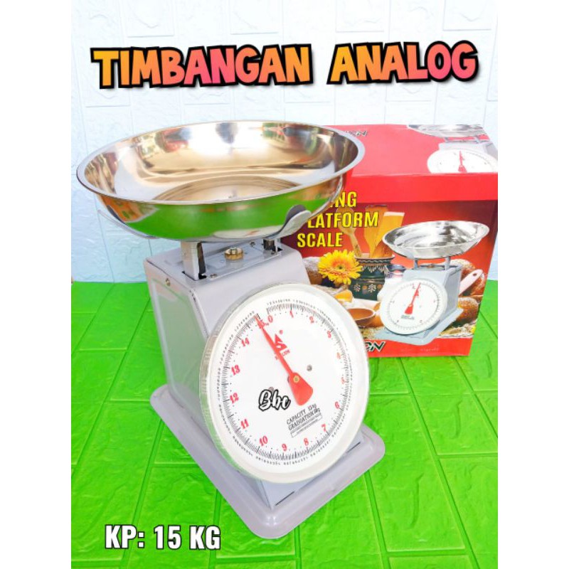 Jual TIMBANGAN ANALOG STAINLLES MERK SEALION 20 KG | Shopee Indonesia