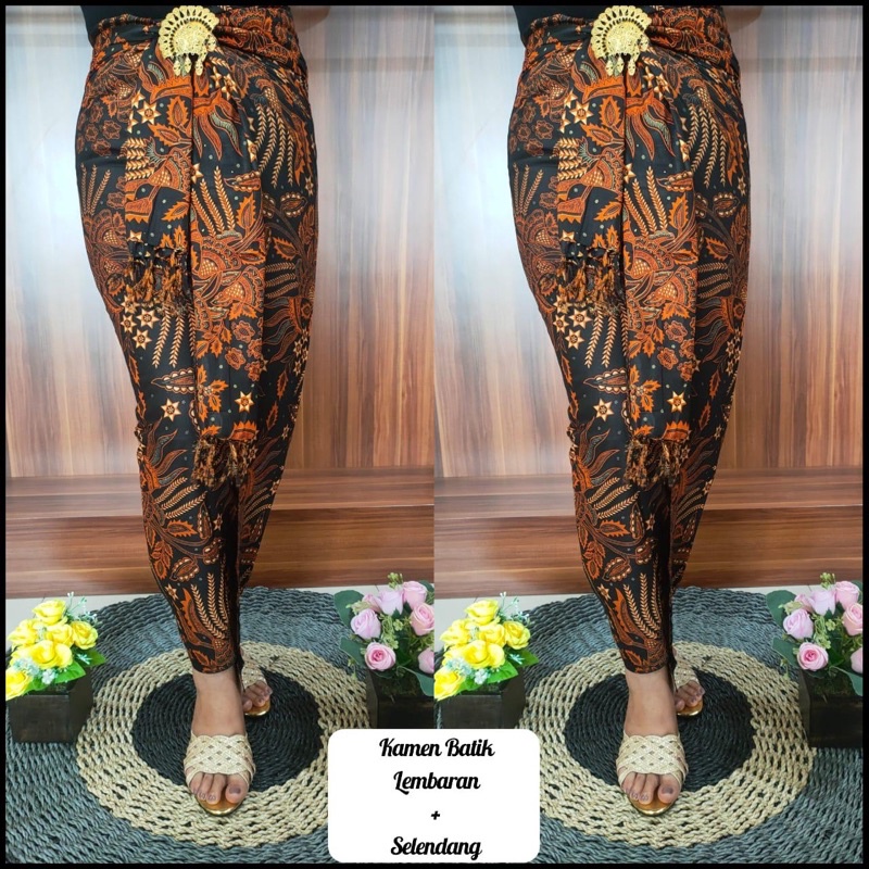 Jual KAIN BATIK LEMBARAN SET SELENDANG | Shopee Indonesia