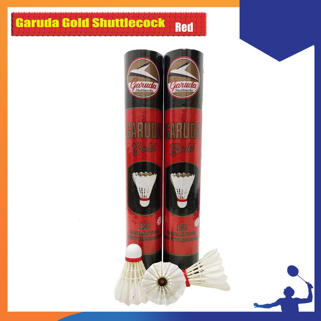 Jual SHUTTLECOCK BADMINTON GARUDA GOLD MERAH ORIGINAL | Shopee Indonesia