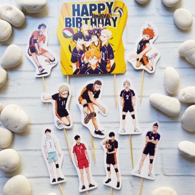 Jual topper toper hiasan tusukan kue cake ulang tahun happy birthday ...