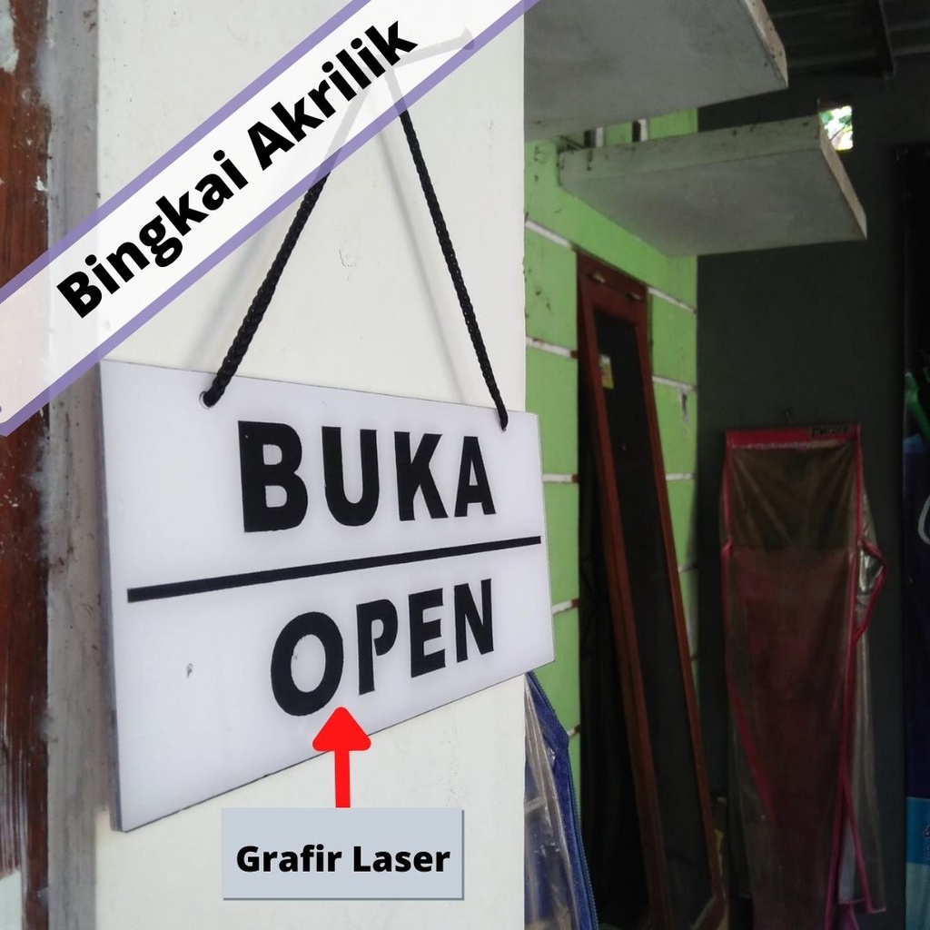 Jual Tulisan Open | Tulisan Close | Tulisan Buka | Tulisan Tutup ...