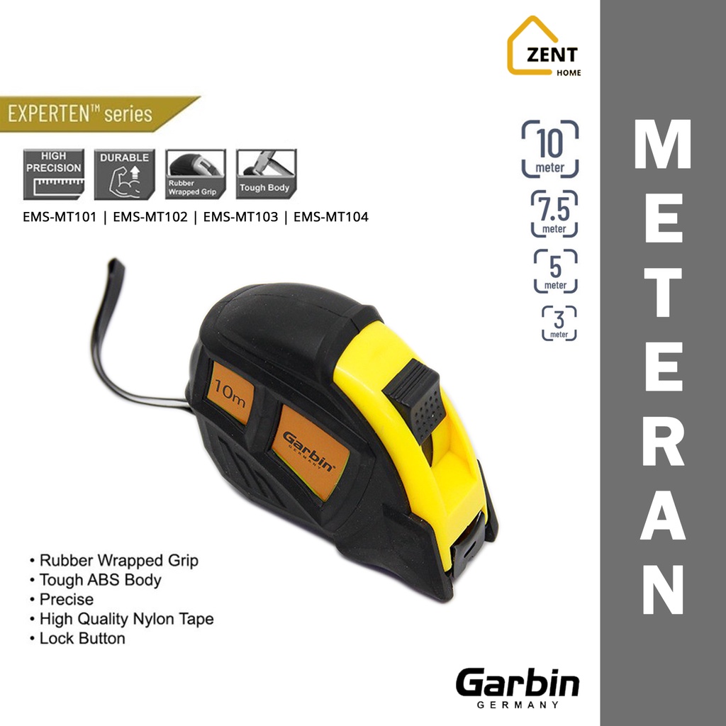 Jual Meteran Karet Garbin Germany Roll Meter Measuring Tape Experten ...