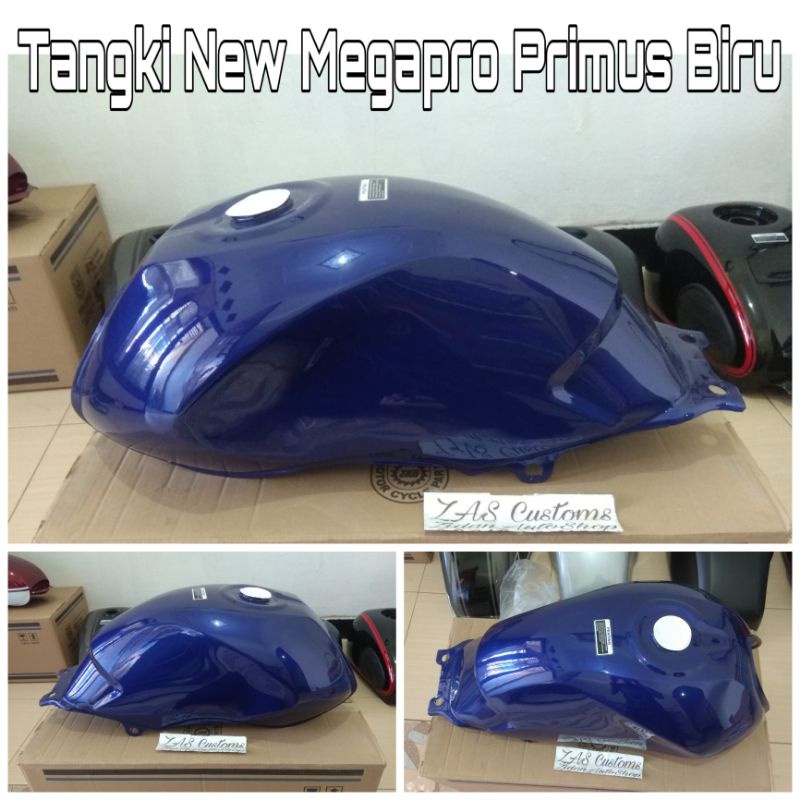 Jual Tangki Tengki New Megapro Mega pro Primus Tokaido Warna Biru ready ...
