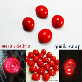 Jual Batu akik merah delima viral menyala dimasukan ke dalam air ...