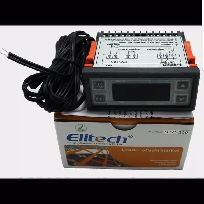 Jual Elitech STC-200 Thermostat. Pengatur Suhu Elitech STC200 Indonesia|Shopee Indonesia